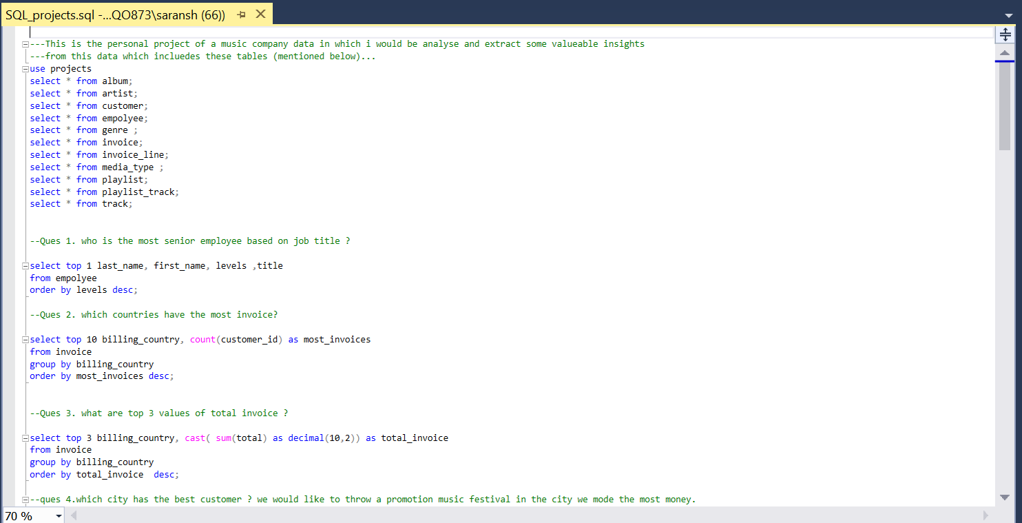 Saransh Saini's Data Analytics Project | Maven Analytics